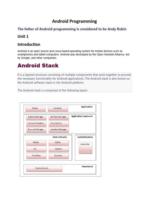 Android Unit 1 Pdf