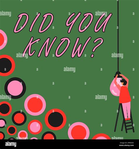 Sign Displaying Did You Know Question Word For Fun Facts And Figures