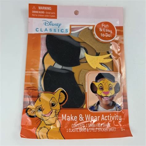 Disney Accessories New Disney Classics Lion King Make Wear Simba