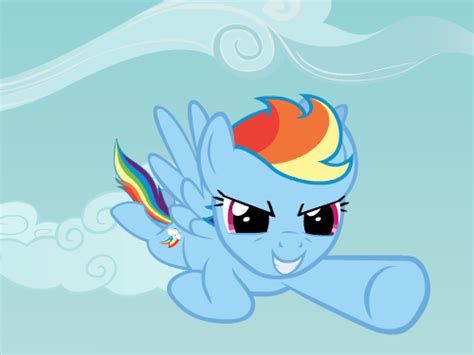 Rainbow Dash Flying Fast  Flying Twilight  By Saphirabjarskular