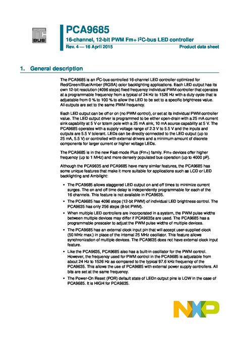 PCA9685 Electronics Lab Com
