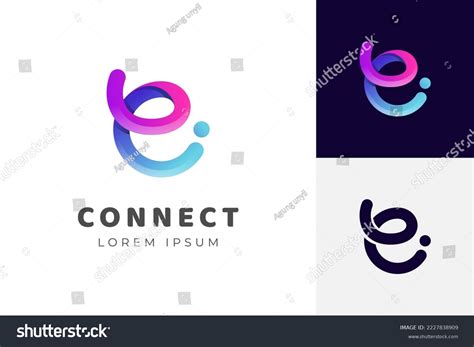 Modern Letter E Abstract Logo Template Stock Vector Royalty Free 2227838909 Shutterstock