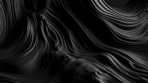 Premium Ai Image A Monochromatic Abstract Pattern Of Flowing Waves