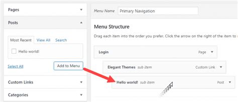 How To Create And Edit Menu Navigation In WordPress