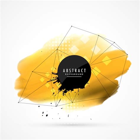 오렌지 수채화 배경 무료 벡터