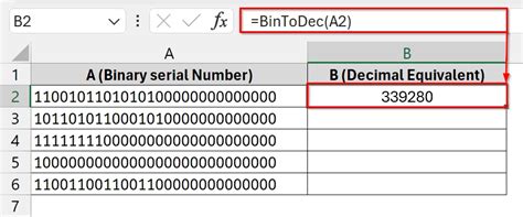 How To Convert Binary Values To Decimal In Excel 4 Easy Ways Excel Insider