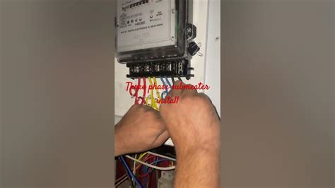 Electric Three Phase Sub Meter Install Submeter Youtubeshorts Shorts Youtube