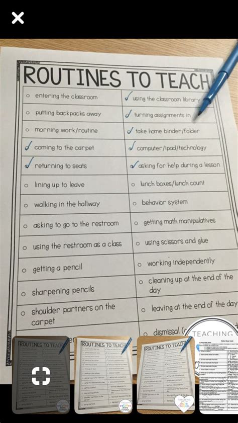 Routinesprocedures To Teach Elementary Example Classroom Procedures Classroom Organisation