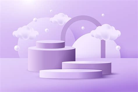 현실적인 디지털 라벤더 배경 무료 벡터