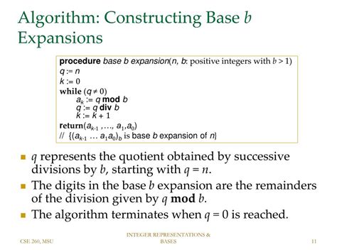 Ppt Integer Representations And Bases Powerpoint Presentation Free