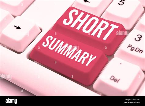 sign displaying short summary internet concept brief statement of main