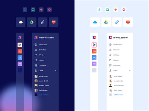 Sidebar Menu Glassmorphism By Atem Design Lab On Dribbble