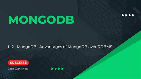 advantages of mongodb over rdbms youtube