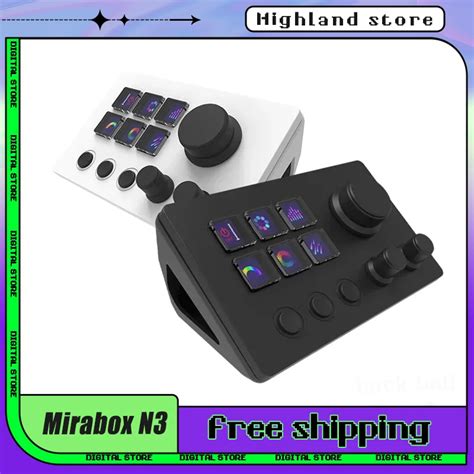 Mirabox N StreamDeck Visual Keyboard Keys Living Content Creation LCD Button Macro Studio