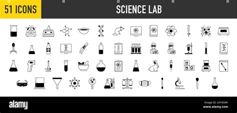 Science Lab And Disease Prevention Signs Medical Healthcare Doctor Icons Chemical Formula