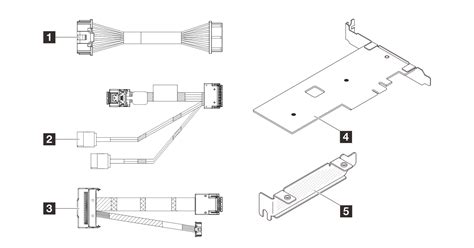 Thinksystem Sr250 St250 St50 V3 M 2 Cable Kit Lenovo Server Options