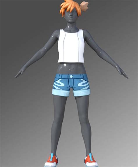 Pkmn Misty Outfit For Genesis 8 Female Daz3d And Poses Stuffs Download Free Discussion About