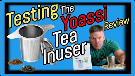 Yoassi Tea Infuser Mesh Strainer Review And 2 Tea Filtering Tests Youtube