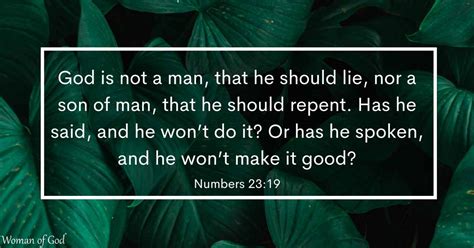 Verse Of The Day Numbers 23 19