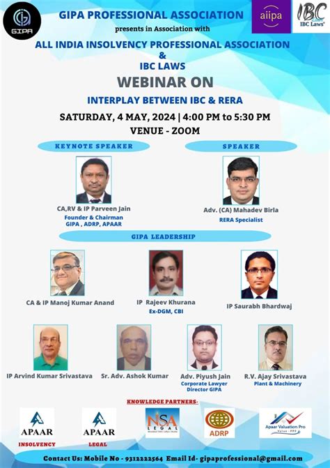 Ca Parveen Kumar Jain Insolvency Professional Founder And Chairman