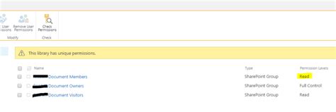 Powershell Break Inheritance Sharepoint Library Permissions Group