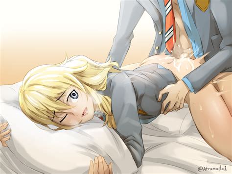 Rule 34 1boy 1girls 2020 2020s Arima Kousei Atramada1 Clothed Sex