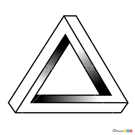 How To Draw Penrose Triangle 3d Objects