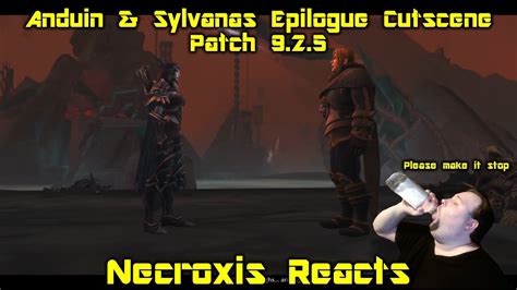 Anduin And Sylvanas 9 2 5 Epilogue Cinematic Reaction World Of Warcraft Shadowlands World