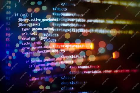 Premium Photo Software Developer Programming Code Abstract Computer