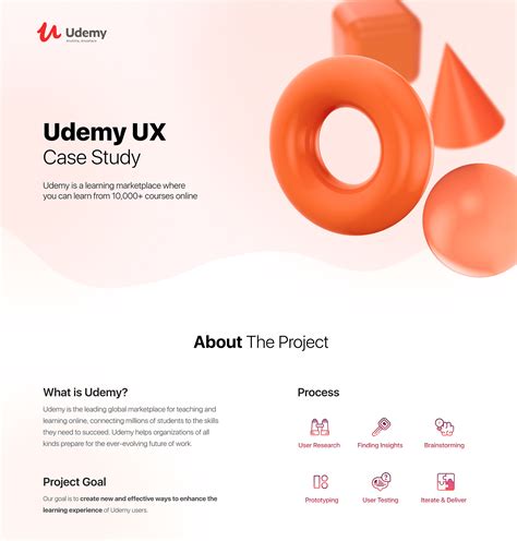 Udemy UX UI Concept Project On Behance