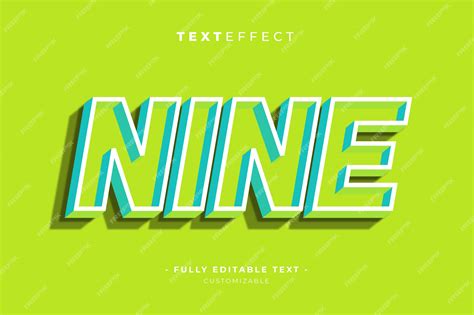 Premium Vector Editable Text And Font Effect Template 3d Style Premium Vector