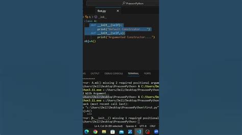 Constructor Overloading Not Supported By Python Shorts Viral Youtubeshorts Viralshorts Youtube