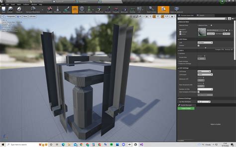 Trying To Import A Model To Unreal Engine But Faces Made From Extruded