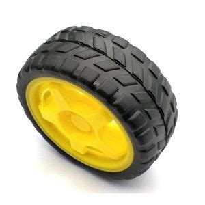 Rueda Llanta Robot Arduino Neumático Plástico Carro 3DBOTS
