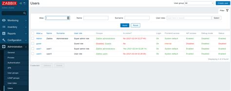 Zabbix Ldap Authentication Based On Groups Version 54 60 Bgmot