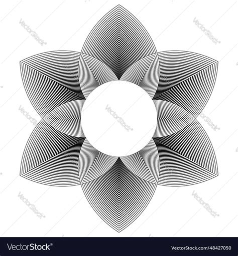 Radial Pattern Royalty Free Vector Image Vectorstock