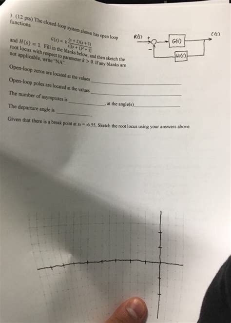 solved c s 3 12 pts the closed loop system shown has open