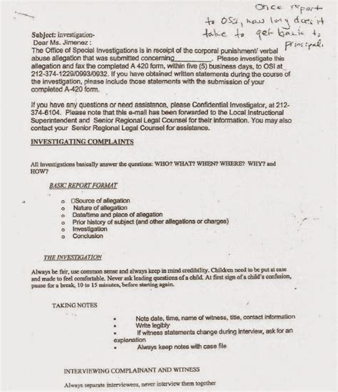 Nyc Rubber Room Reporter And Atr Connect 2008 Osi Investigation Guide