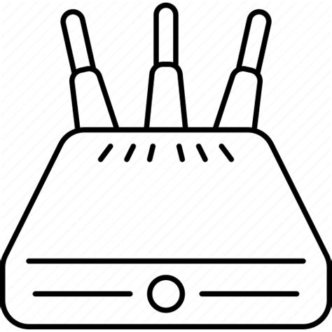 Modem Router Internet Wifi Signal Icon Download On Iconfinder