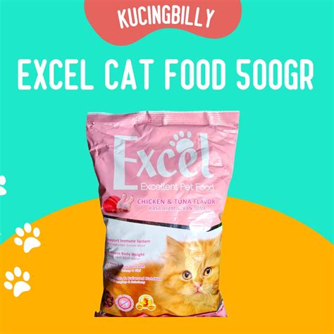 Excel Cat Food 500gr Makanan Kucing Lazada Indonesia