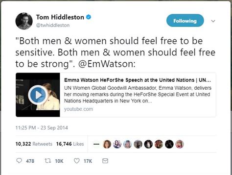 Tom Hiddleston Gentleman Emma Watson Tom Hiddleston Gentleman Emma Watson