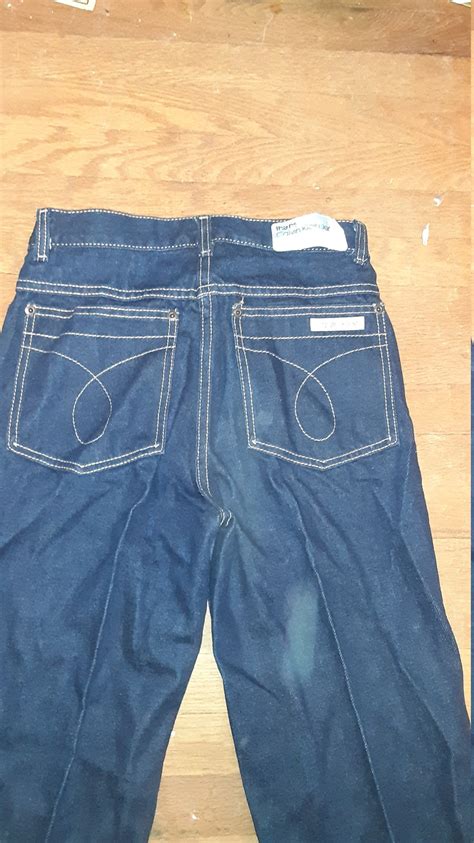 Calvin Klein Vintage Deadstock 1980 Men Designer Cotton Denim Jean Pant