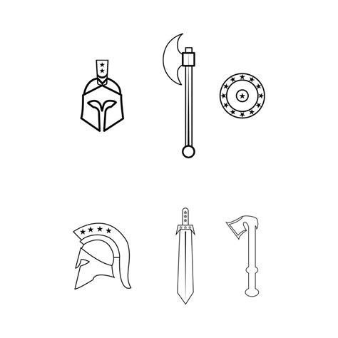 Sword Vector Icon 20208701 Vector Art At Vecteezy