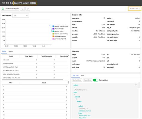 세션 히스토리 Whatap Docs