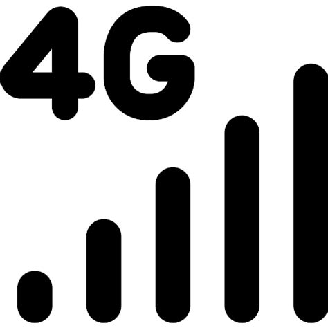 Cellular 4g Icon Vector