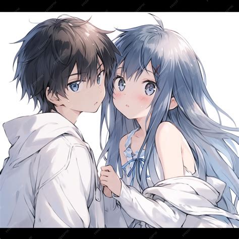 Premium Photo Two Anime Girls With Long Hair And Blue Eyes Generative Ai