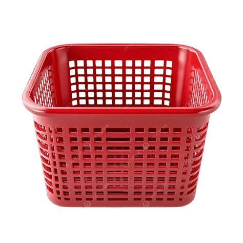빨간색 플라스틱 바구니 빨간 바구니 플라스틱 바구니 빈 바구니 Png 일러스트 및 이미지 에 대한 무료 다운로드 Pngtree