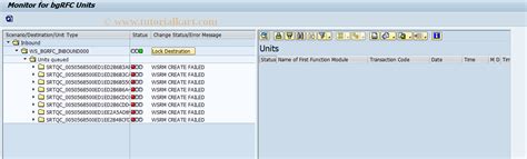 EQSBGRFCMONITOR SAP Tcode BgRFC Monitor With Inbound Queue