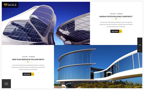 Agile Building Construction PSD Template By WPmines ThemeForest