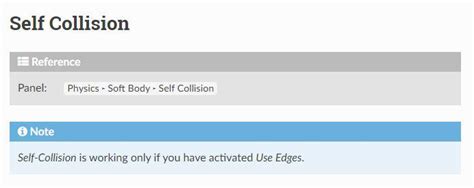 Having Trouble With Self Collisions Blender 31 Manual Says You Must